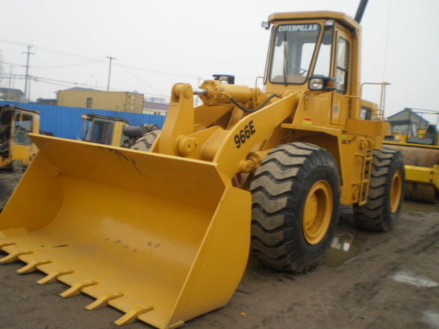 Caterpillar 966E Second Hand Wheel Loaders Front 1.5cbm Bucket Capacity