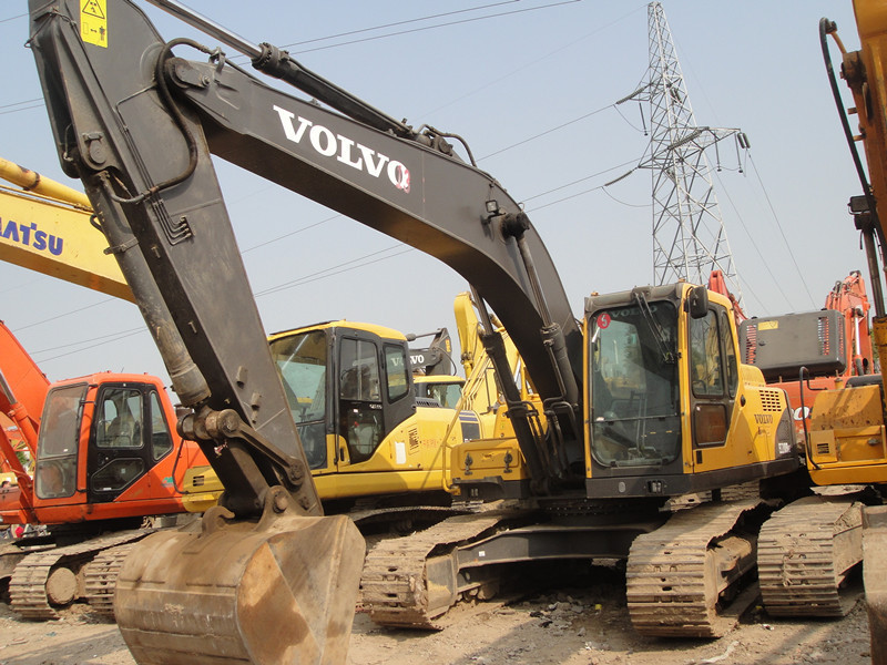 1.1cbm Bucket Volvo 210 Excavator For Sale , Second Hand Mini Diggers ...