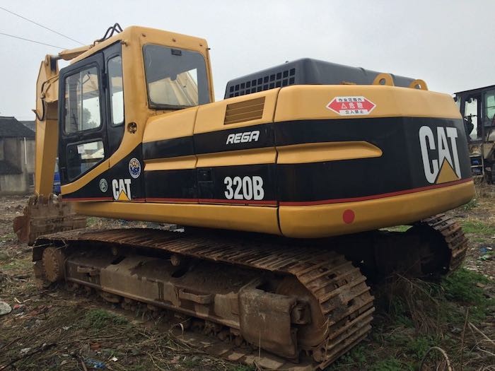 Used Caterpillar crawler excavator USA made CAT 320B 20 tonnage with ...