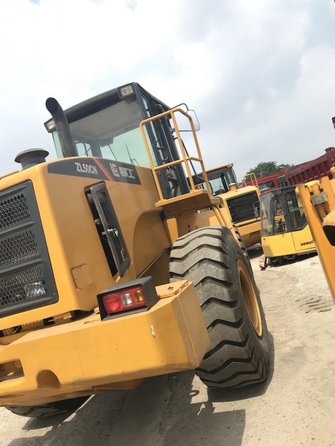 Liugong ZL50CN Small Second Hand Wheel Loaders 3m3 Bucket High Power